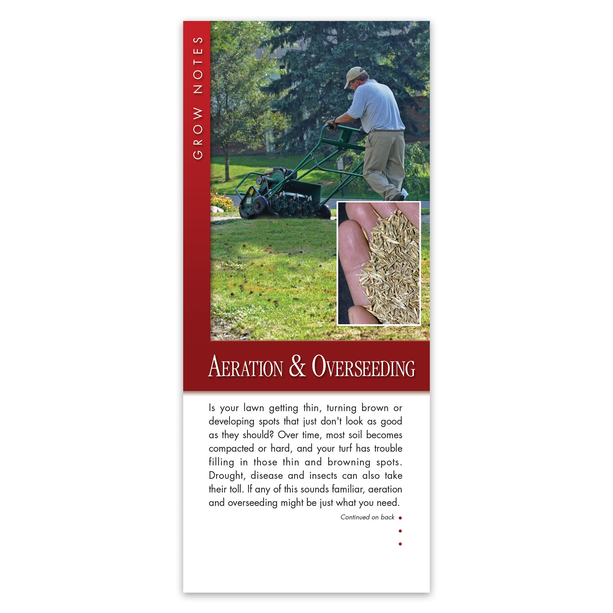 #336 - Aeration & Overseeding Grow Note – Focal Point Communications ...
